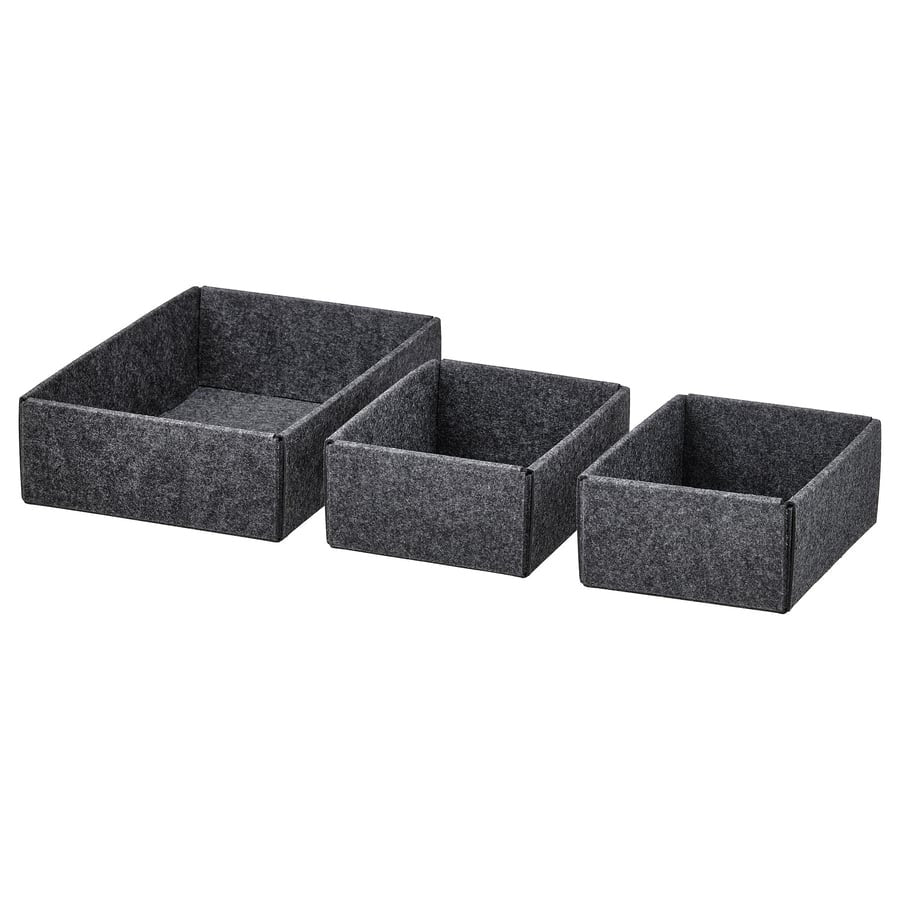 UPPDATERA Box, set of 3, grey – Simple Lifestyle Myanmar